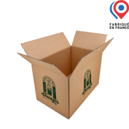 Caisse carton 24 bouteilles 33cl long neck haute – Emballage recyclable ...
